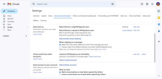How to Access Yahoo Mail in Gmail – Tech4Fresher