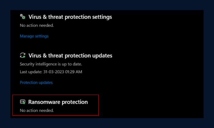 How to Enable Ransomware Protection in Windows 11