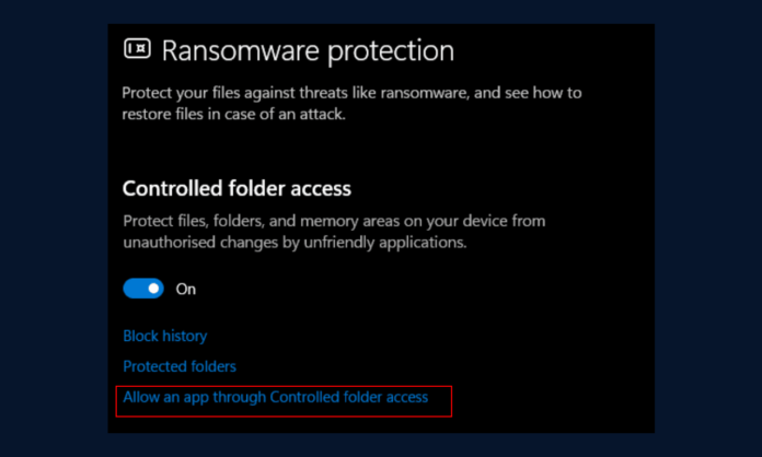 How to Enable Ransomware Protection in Windows 11