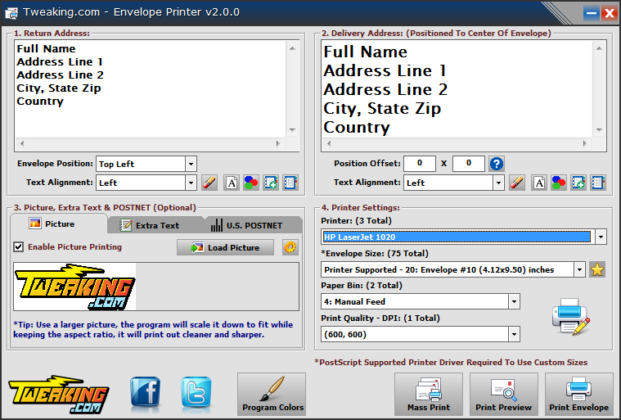 5 Best Envelope Printing Software for Businesses and Individuals ...